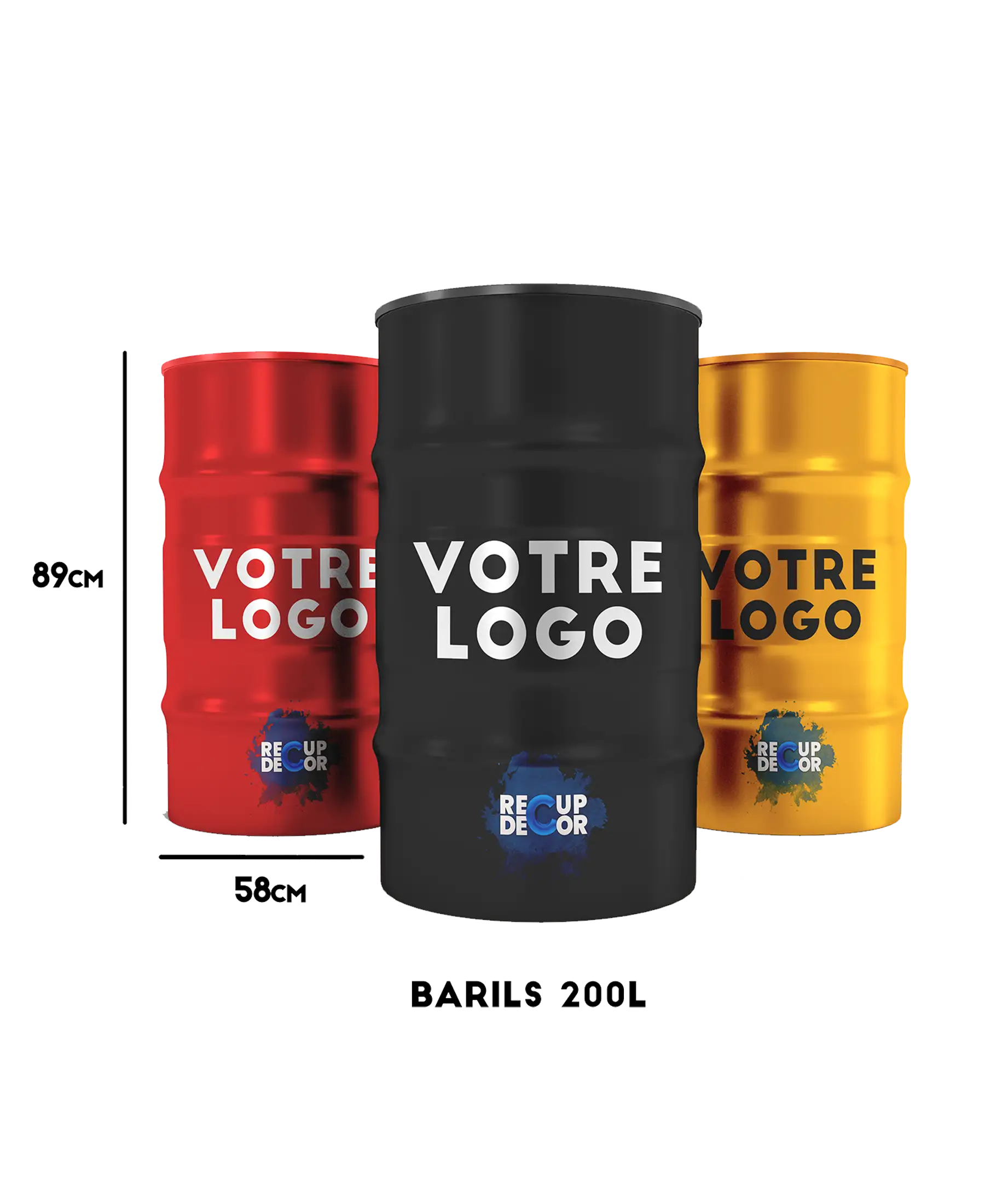 Les grands barils customisés